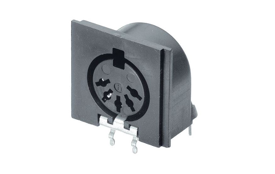 Shotech Steffen Hofmann - DIN-Buchse, 5-polig, halbrund, Printausführung